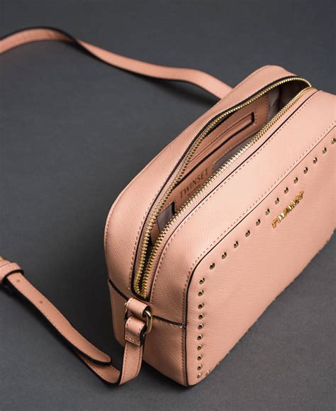 Borsa A Tracolla Piccola In Similpelle Con Borchie