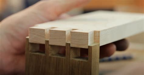 Assemblage à Queue Daronde Avec Des Outils à Main Apprendre La Menuiserie