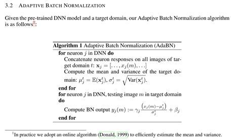 Machine Learning What Is The Difference Between Batchnorm And Adaptive Batchnorm Adabn