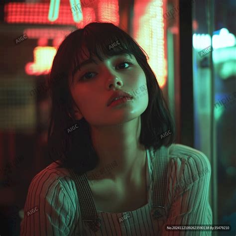 Ai创作图日系美少女 日系甜美风格 唯美日系风 文艺风大片 少女粉嫩 日系韩系女孩 少女系 霓虹灯光感 日系少女唯美 Ins风人物 梦境日系 蓝色幻想 文艺少女风 文艺大片 霓虹风nipic