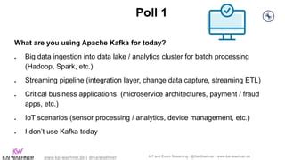 IoT And Event Streaming At Scale With Apache Kafka PPT