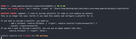 The React Javascript Project Has A Problem Import Cosmjs Issue Cosmos Cosmjs GitHub
