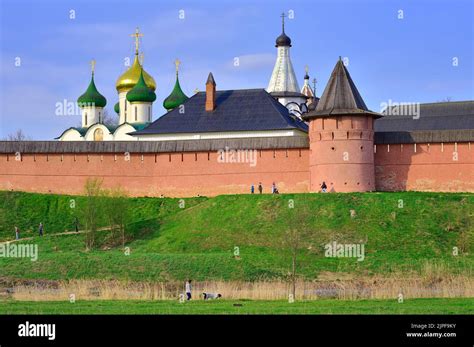 Suzdal Russia 05082022 The Male Spaso Evfimiev Monastery Brick