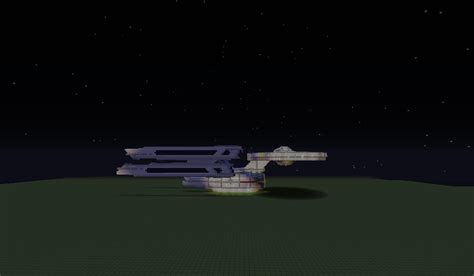 Uss Onward Constitution Class Refit Warship Star Trek Minecraft Map