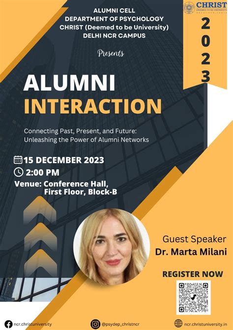 Department Of Psychology Christ Delhi Ncr On Linkedin Dear Alumni Warm Greetings Were