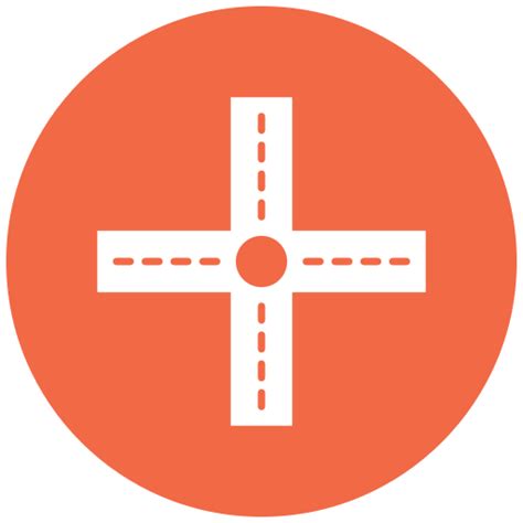 Road Intersection Generic Mixed Icon