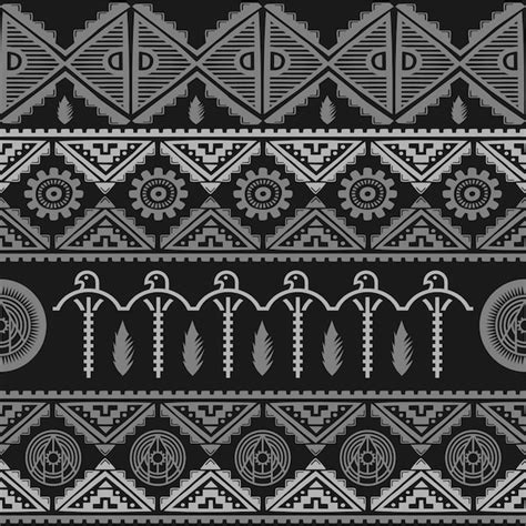 Premium Vector Seamless Native Background