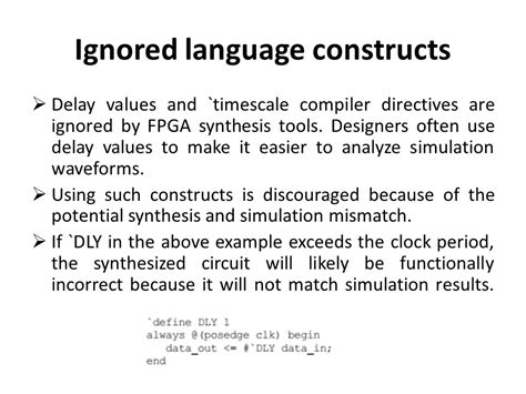Fpga Crash Writing Synthasizable Code Vlsi Guru Fpga Crash Writing Synthasizable Code Vlsi Guru