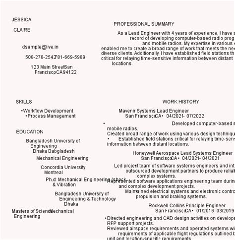 6 Great Systems Engineer Resume Examples Livecareer