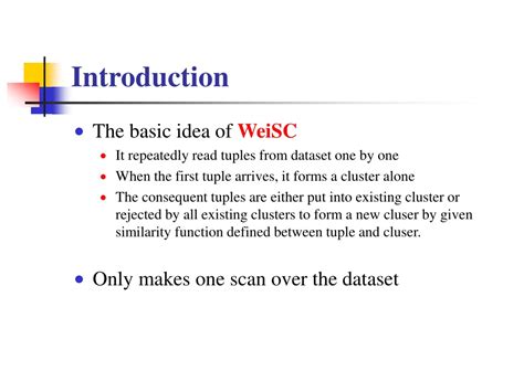 Ppt A Novel Clustering Algorithm Based On Weighted Support And Its