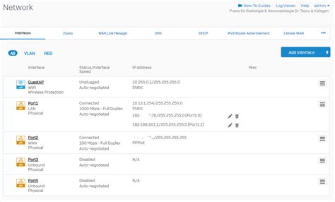 Routing Between Lan Alias Networks Discussions Sophos Firewall