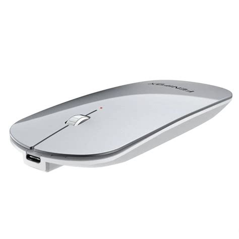Fenifox Bluetooth Mouse Slim Mini Portable Flat Travel Wireless Mouse Rechargeable Quiet Ultra