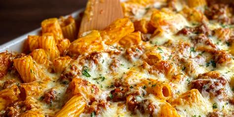 Beef Rigatoni Cheese Bake Authentic Recipe Deliciouse Made