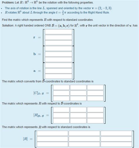 solved problem let r rr be the rotation with the following