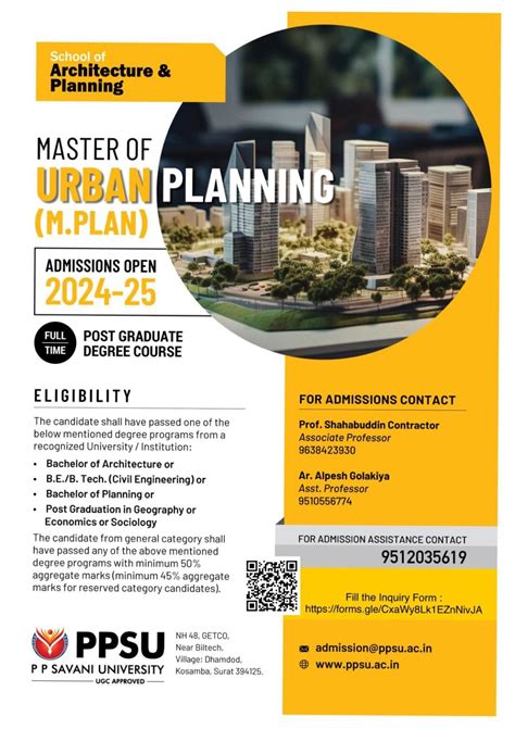 Shahabuddin Contractor On Linkedin M Plan Urban Planning Admissions