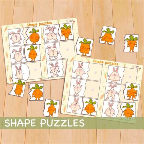 Shape Sorting Activity Printable Prebabe Worksheets Etsy