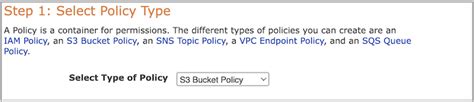 Amazon AWS Policy Generator Policygen O Planning Org