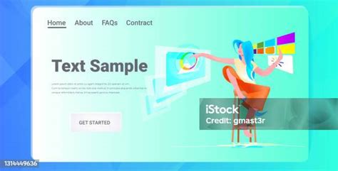 웹 사이트 사용자 인터페이스 그래픽 디자인을 만드는 그래픽 편집기 여성의 그림 예술가에 대한 스톡 벡터 아트 및 기타 이미지 예술가 컴퓨터 프로그래머 화가 예술가