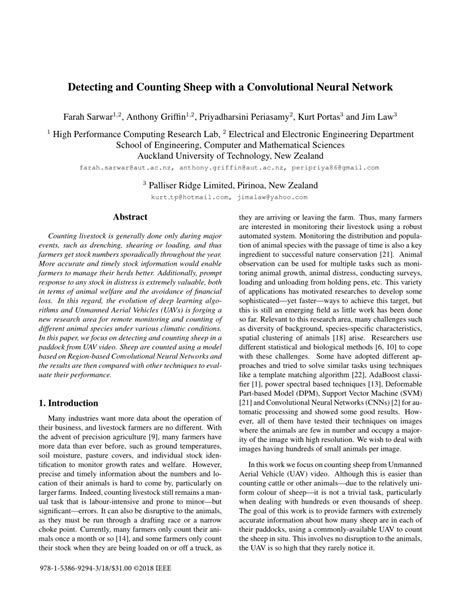 Pdf Detecting And Counting Sheep With A Convolutional Neural Network