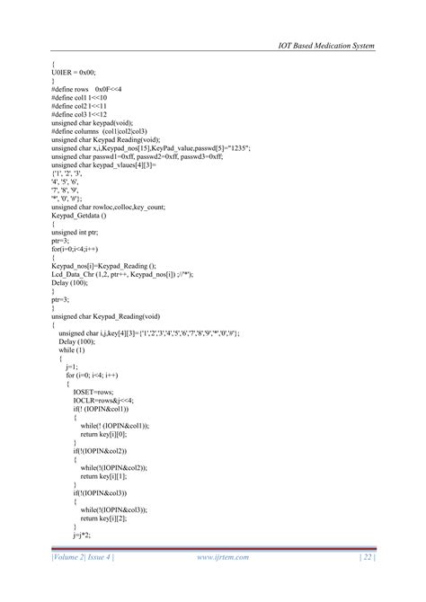 Iot Based Medication System Pdf