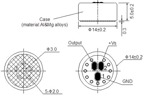 14mm Electret Microphone With Source Output For Live Streaming Ecmic