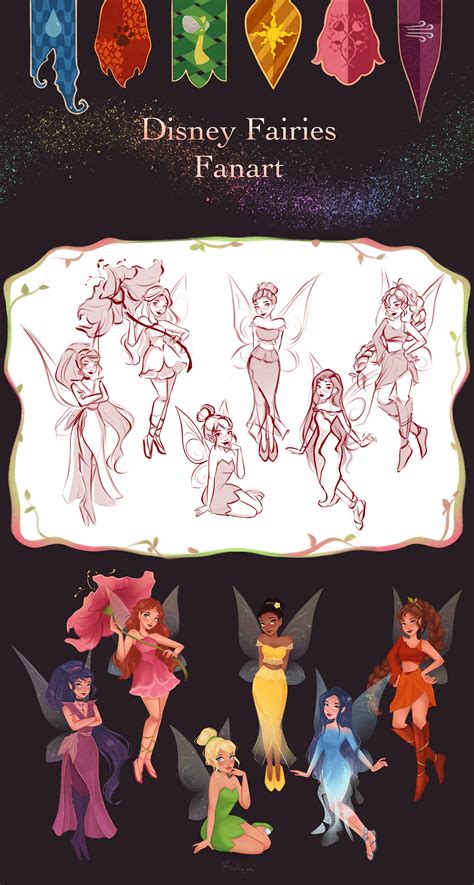 Disney Fairies Fanart On Behance