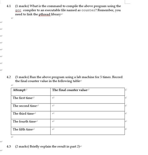 Solved 4 10 Points Race Condition Problem Consider The