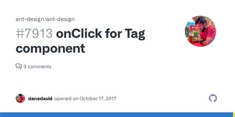 OnClick For Tag Component Issue Ant Design Ant Design GitHub