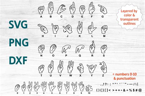 Spanish Sign Language Alphabet