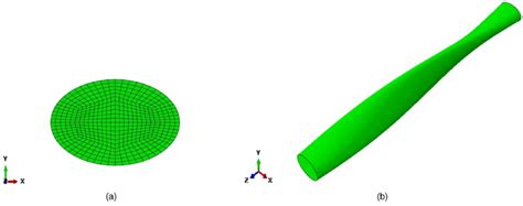 A Finite Element Discretization Of Elliptical Cross Section With Download Scientific Diagram