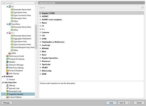 Inspection Severity Resharper Documentation