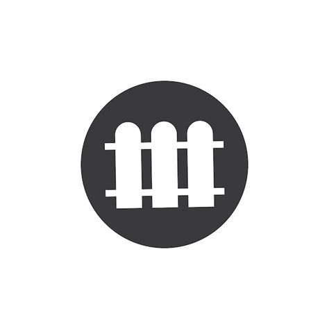 Premium Vector Fence Icon Premium Vector Fence Icon