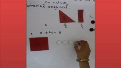Activity Linear Equation In One Variable YouTube