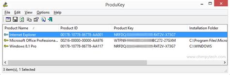 Backup Windows Product Key Chimpytech