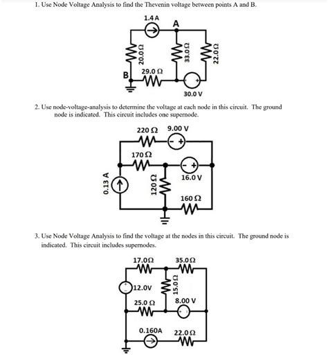 solved 2 use node voltage analysis to determine the voltage