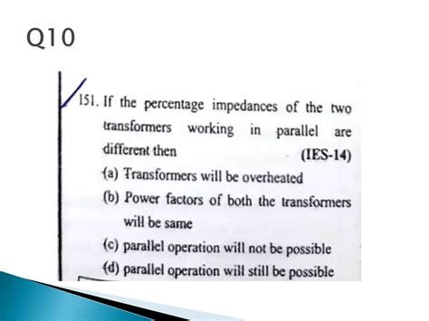 Transformers Ies 10 Questions Pptx