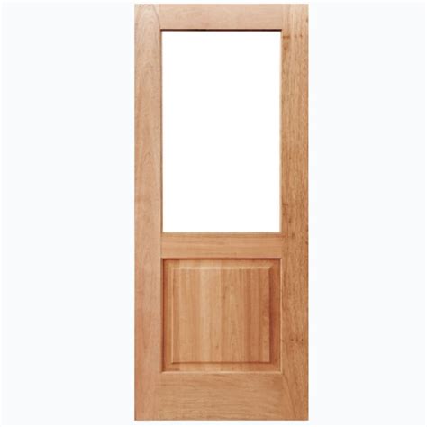 Glass Top With Solid Bottom Panel Glass Door Meranti 813x2032 Van Acht Doors And Windows