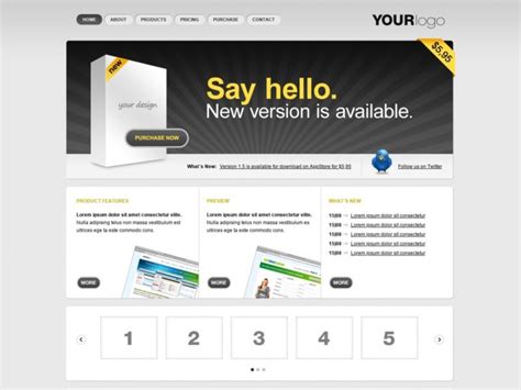 Free Htmlcss Template Gr8 Free Html Templates Free Css Templates