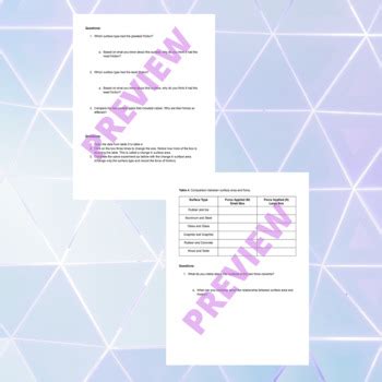 Friction Lab Simulation By Corines Classroom TPT