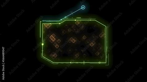 vidéo stock interface elements hud ui gui vector callout titles set