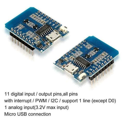 Nodemcu Lua Esp8266 Esp 12 Wemos D1 Mini Wifi 4m Bytes Board
