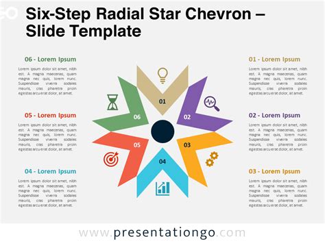 Chevron Circle Template Closed Chevron Timeline Process In 4 Steps