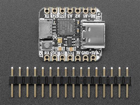 adafruit qt py samd21 dev board with stemma qt kiwi electronics