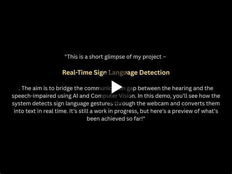 ai computervision signlanguage deeplearning accessibility… prem rao
