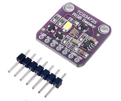 Tcs34725 Rgb Light Color Sensor Module