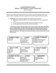 Module Assignment Docx IVY TECH COMMUNITY COLLEGE DBMS M Assignment Question