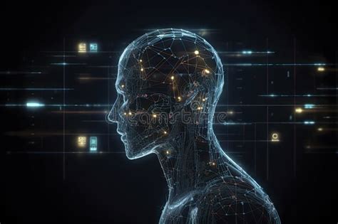 Data Processing And Artificial Intelligence Stock Illustration