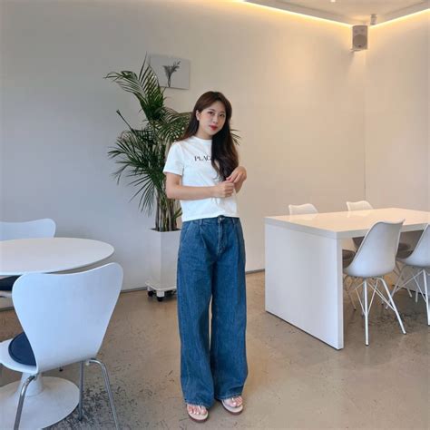 플랙 여자 여름 청바지 김나영 패션 로우라이즈 팬츠 코디 네이버 블로그