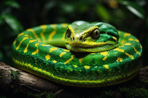 Premium Ai Image Photo Green Tree Python Premium Ai Image Photo Green Tree Python