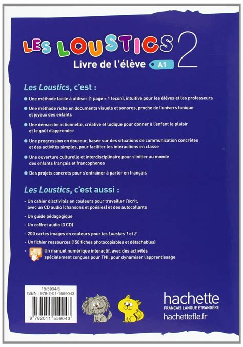 Les loustics 2 Methode de Francais 9782011559043 | europeanbook.com